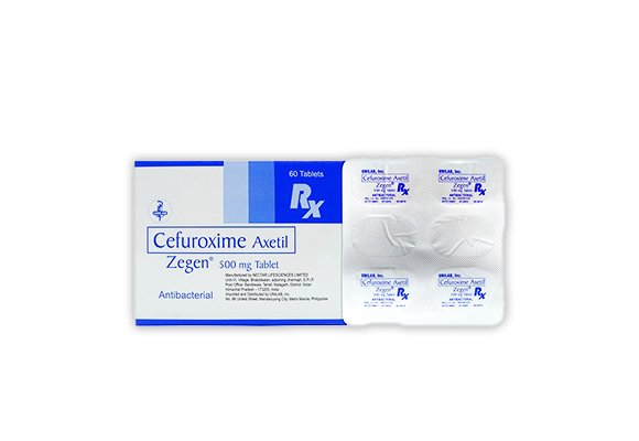 ZEGEN Cefuroxime Axetil 500mg Film-Coated Tablet 1's price in the ...